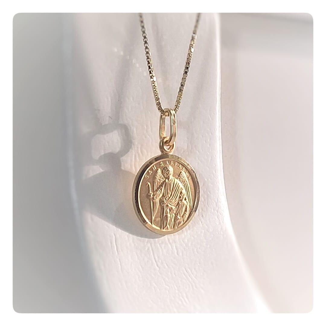 St Raphael Medal Necklace, Patron Saint of Doctors, Health and ...
