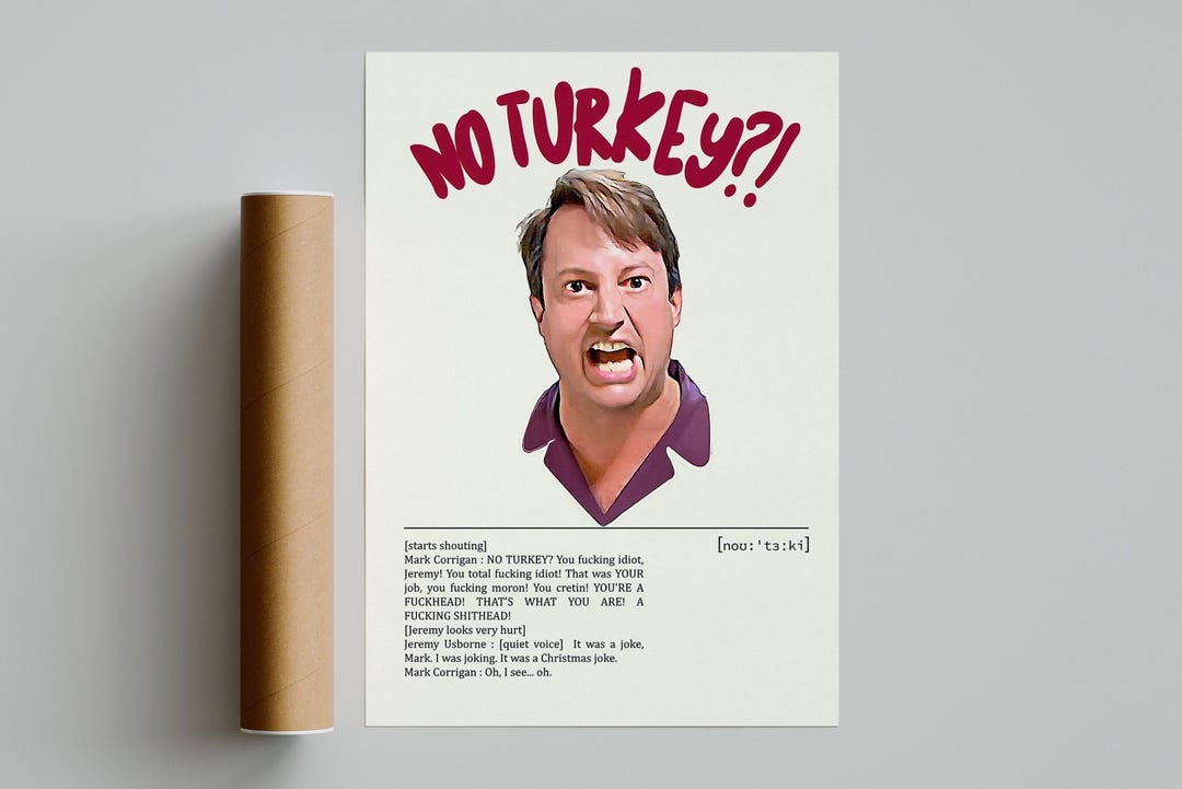 Peep Show No Turkey TV Series Poster | Vintage Retro Art Print | Custom ...