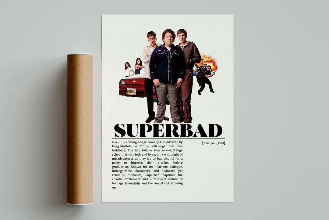 Superbad Movie | Movie Posters | Movie Gifts - Etsy