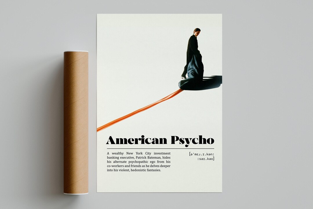 American Psycho Poster | Definition Poster | Minimalist Movie Poster ...