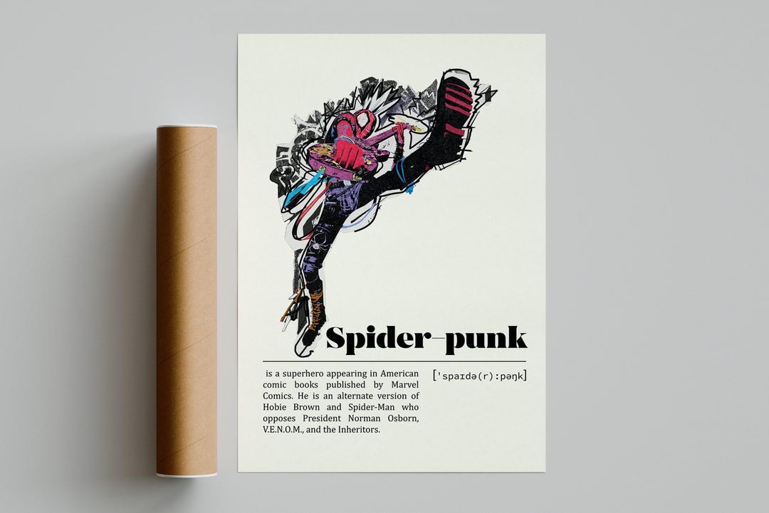 Spider-punk Spider-man: Across the Spider-verse Poster | Movie Poster ...