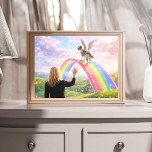 Personalised Pet Memorial Digital Print – Custom Tribute Download - Etsy