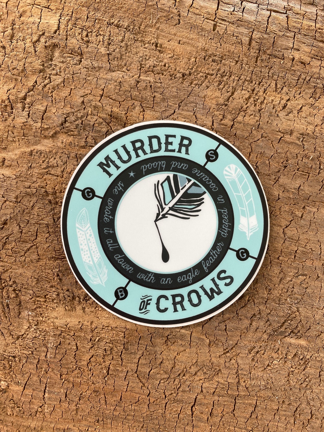 Murder of Crows - Greensky Bluegrass Fan Art Sticker - Etsy