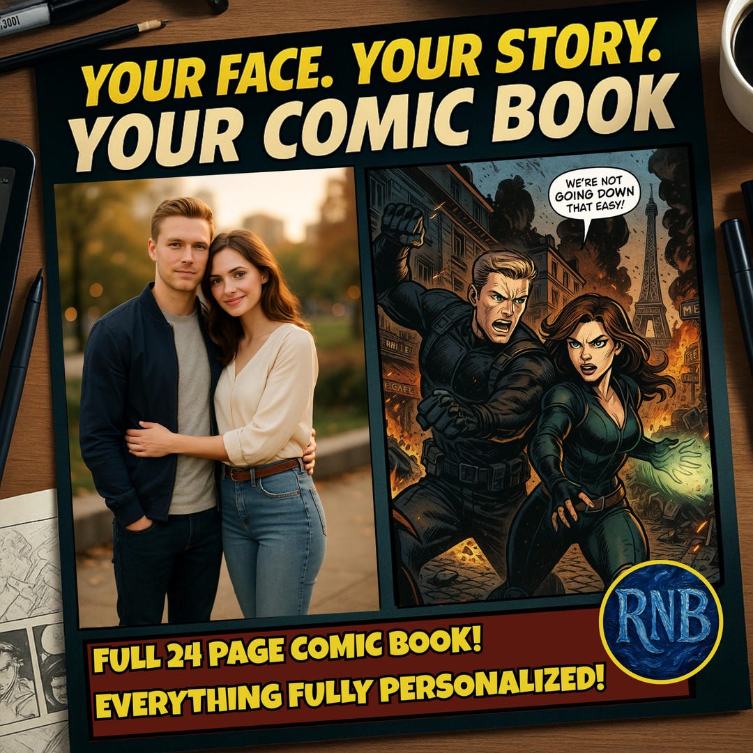Fully Personalized Comic Book – Custom Story & Illustrations | Unique ...