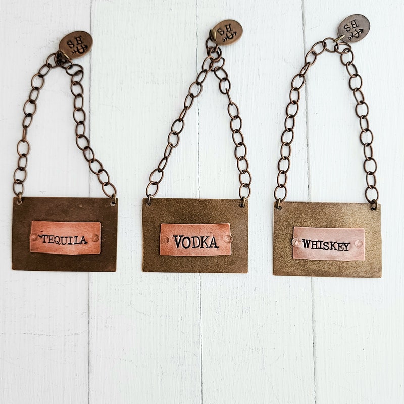Liquor Bottle Tag - Etsy