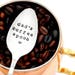 Dad's Coffee Spoon. Hand Stamped Teaspoon. Gift Idea for Dad ...