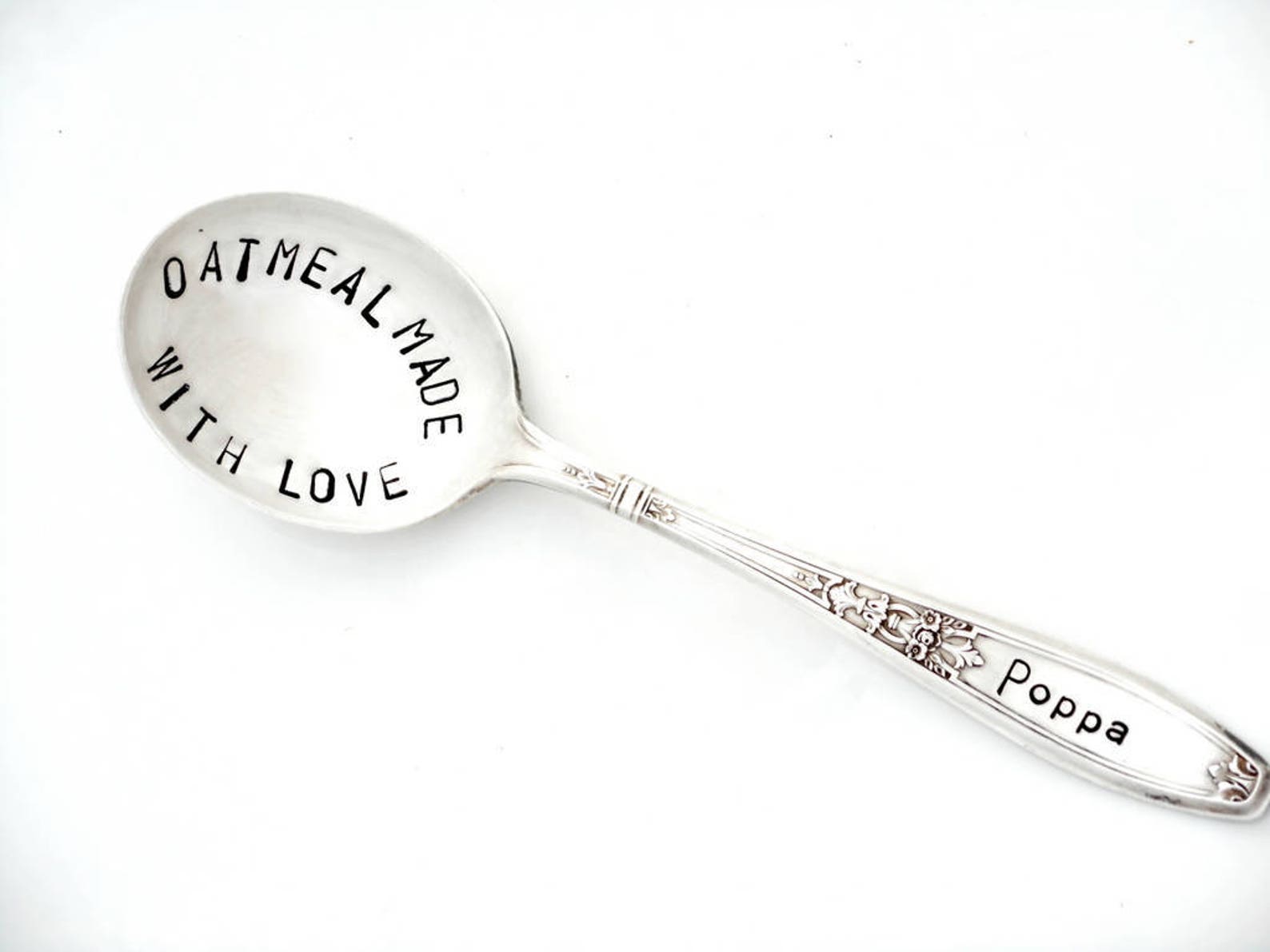 Choose Size Font and Wording. Custom Hand Stamped Spoon. Made - Etsy