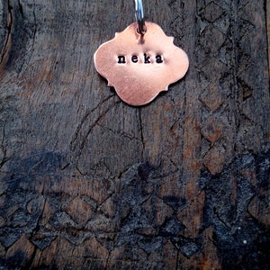 BOHO Pet Tag. Vintage Inspired Pet Tags™ Hand Stamped Metal ID Tag ...