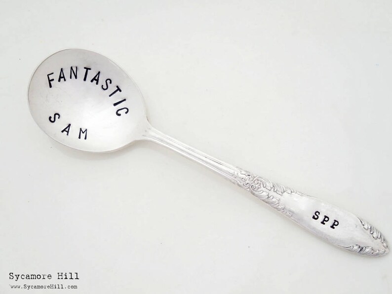 Choose Size Font and Wording. Custom Hand Stamped Spoon. Made - Etsy