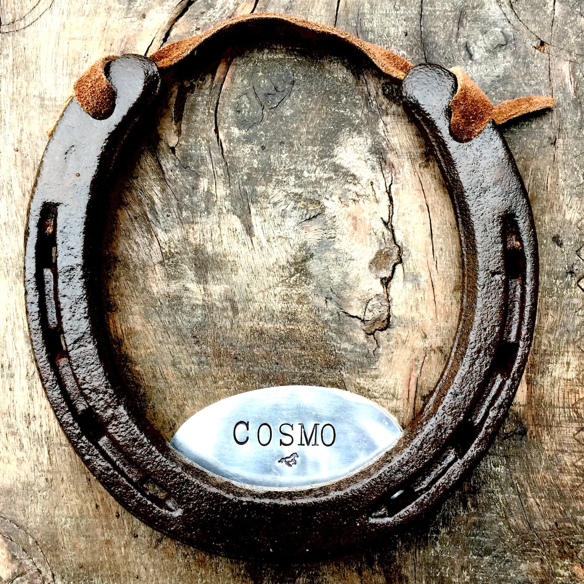 CUSTOM Horse Shoe Personalized With up to Four 4 Words. - Etsy