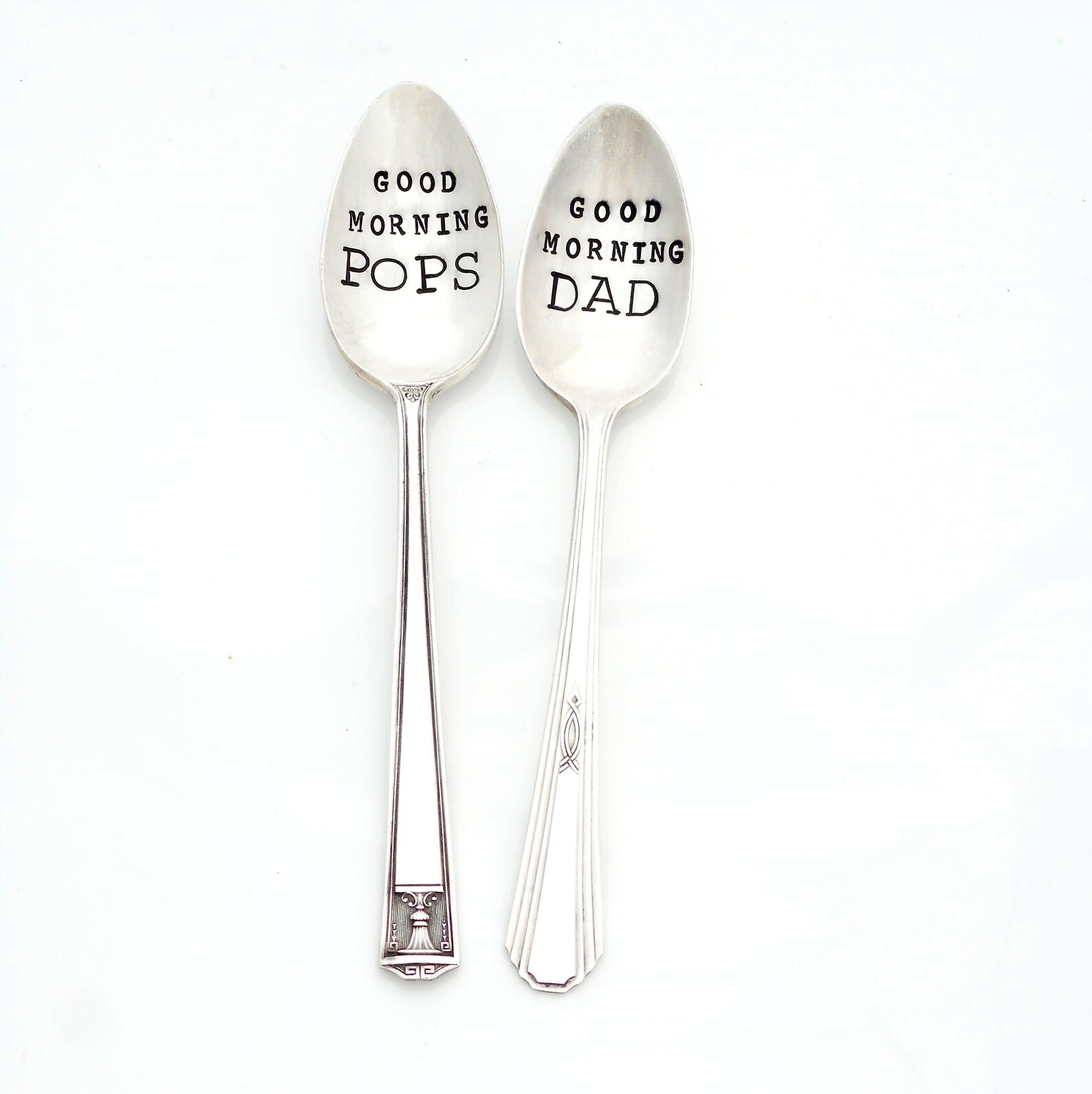 Good Morning Dad Teaspoon. the ORIGINAL Hand Stamped Vintage Spoons™ by ...