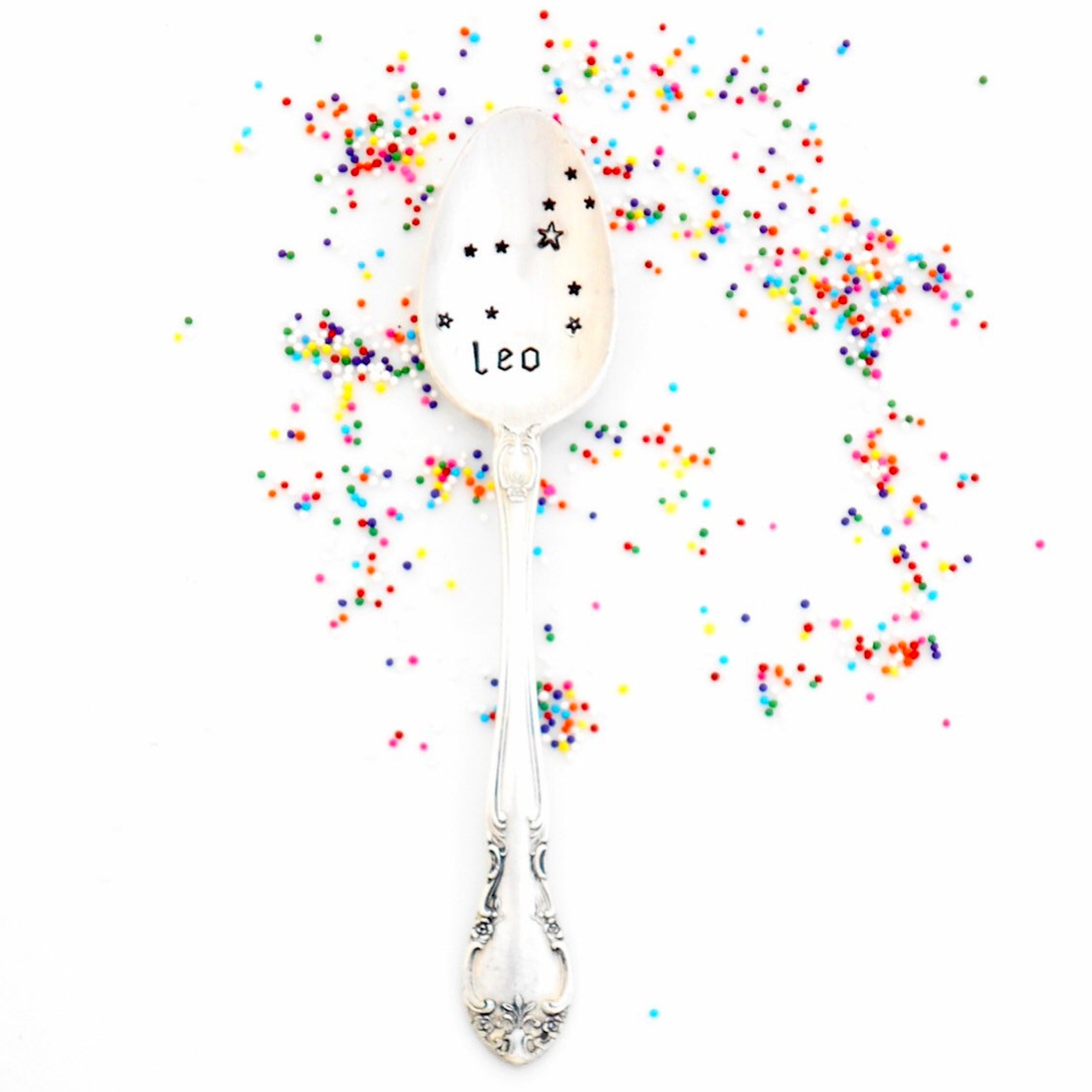 Hand Stamped Zodiac Spoon. Hand Stamped Star Constellation of - Etsy