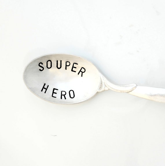 Souper Hero Spoon. Original Design by Sycamore Hill. Creator | Etsy