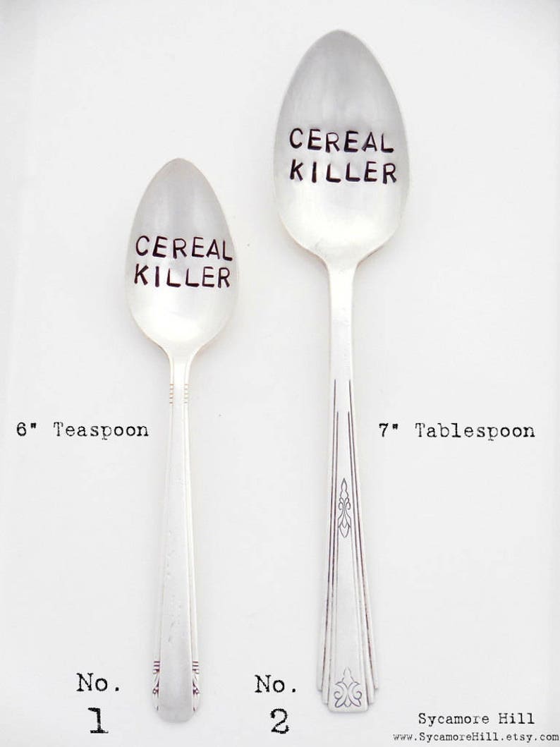 THE ORIGINAL Cereal Killer ™ Spoon by Kelly Galanos for Sycamore Hill ...