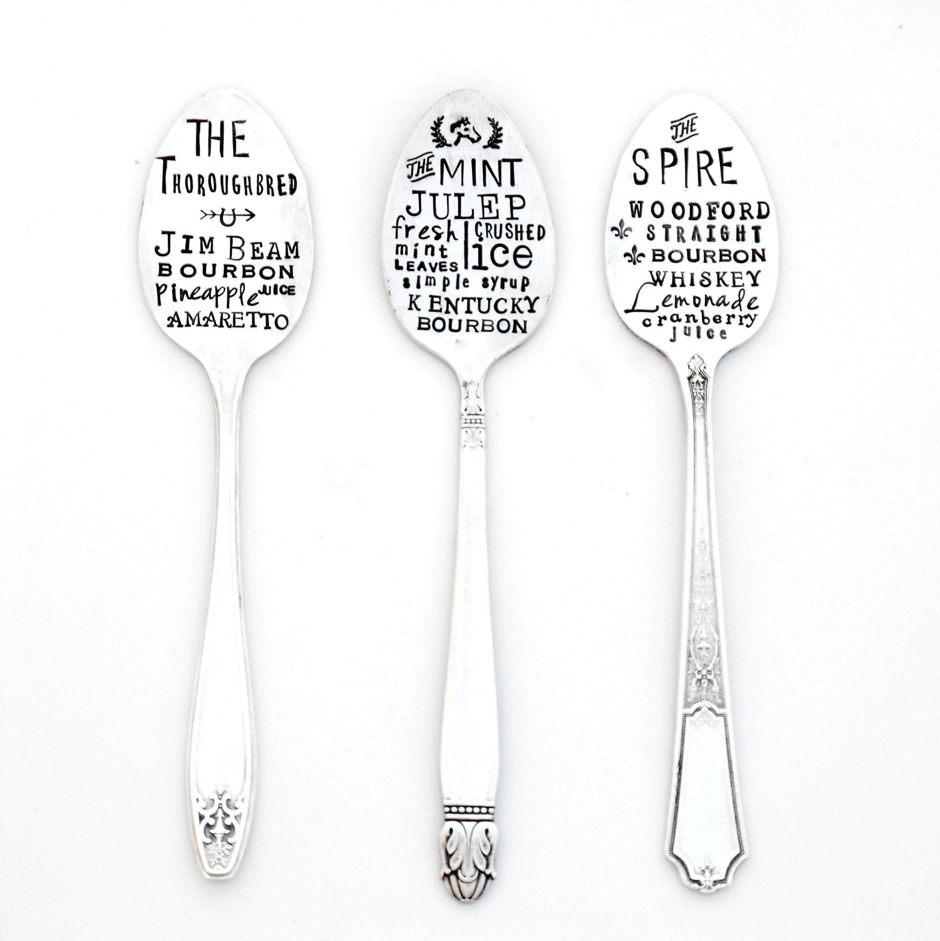 Kentucky Derby Inspired Cocktail Stirrer Spoon. the ORIGINAL Subway ...