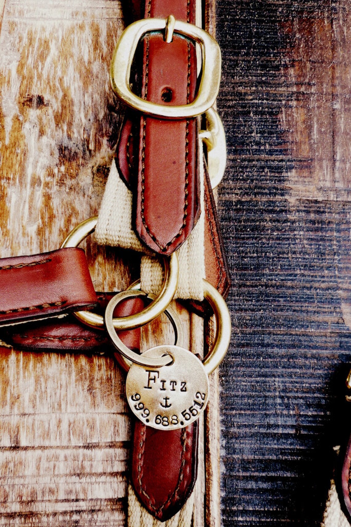 BRIDLE HALTER or TACK Tag. Hand Stamped. Personalized Tags. - Etsy