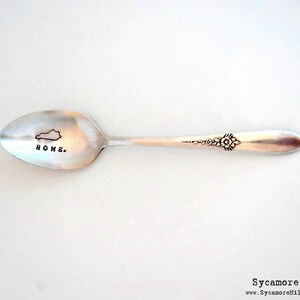 My Old Kentucky Home Spoon. the ORIGINAL Hand Stamped Vintage Teaspoons ...