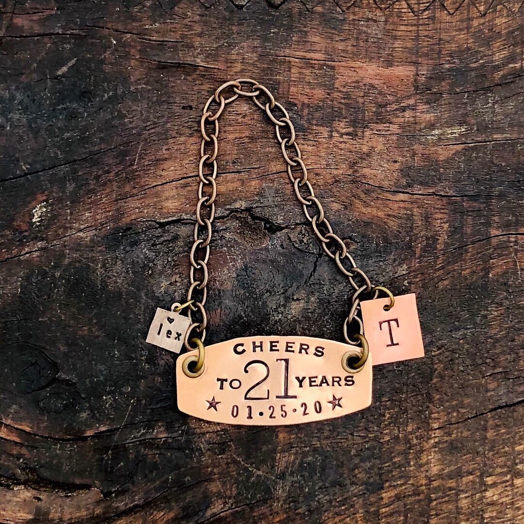 CUSTOM Finally Legal 21 Liquor Bottle Tag. Happy 21st Birthday Custom ...
