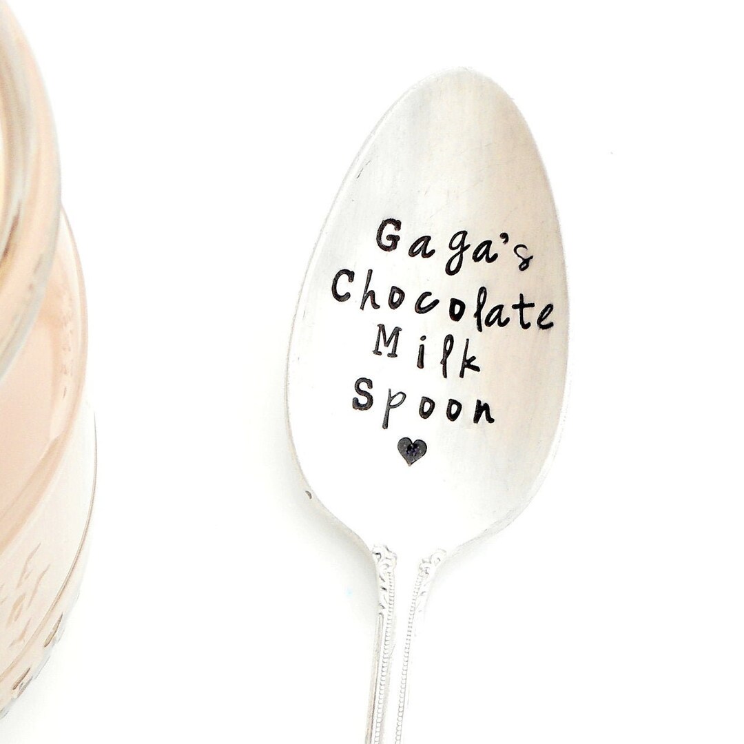 Personalized Chocolate Milk Spoon. Custom Hot Cocoa Teaspoon ...