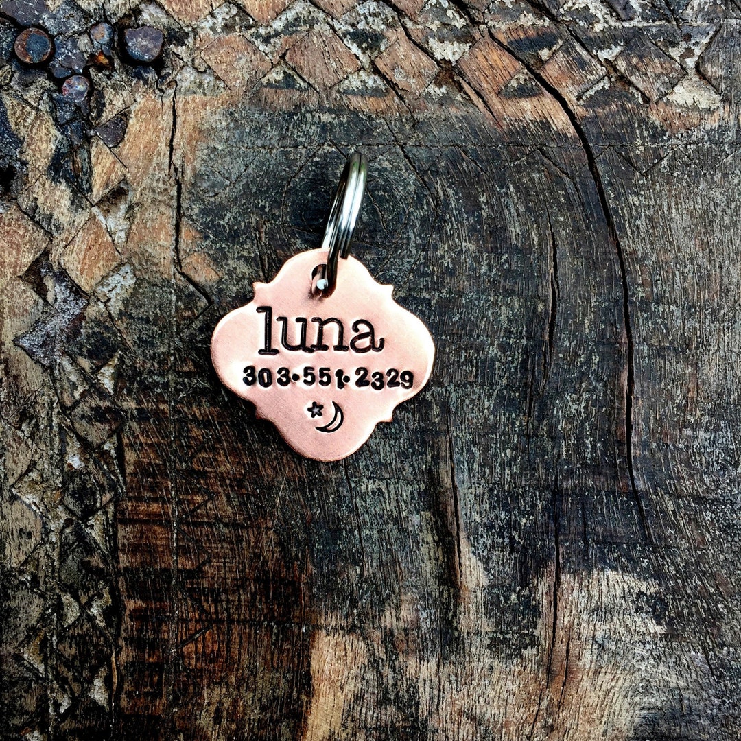 The BOHO Pet Tag. Vintage Inspired Pet Tags™ Custom Name Tag. Handmade ...