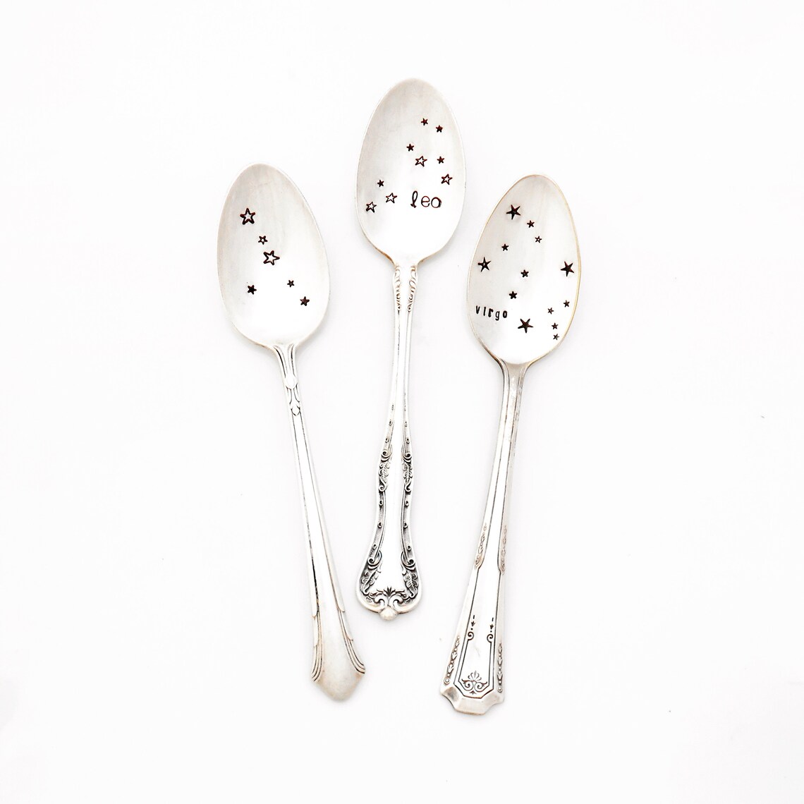 Hand Stamped Zodiac Spoon. Hand Stamped Star Constellation of - Etsy