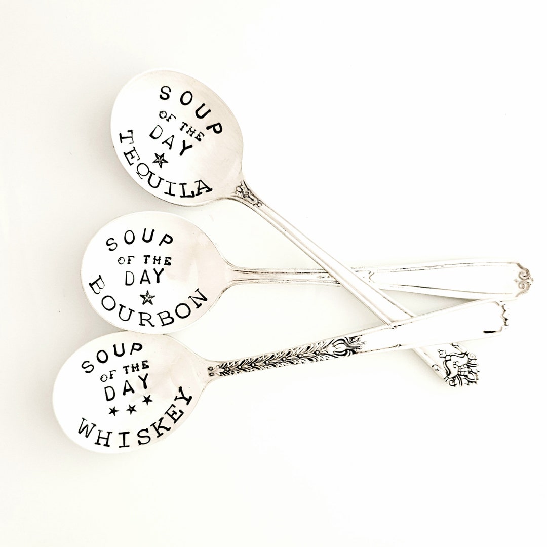 CUSTOM ROUND BOWL Gumbo Soup Spoon. Personalized Tablespoon. the ...