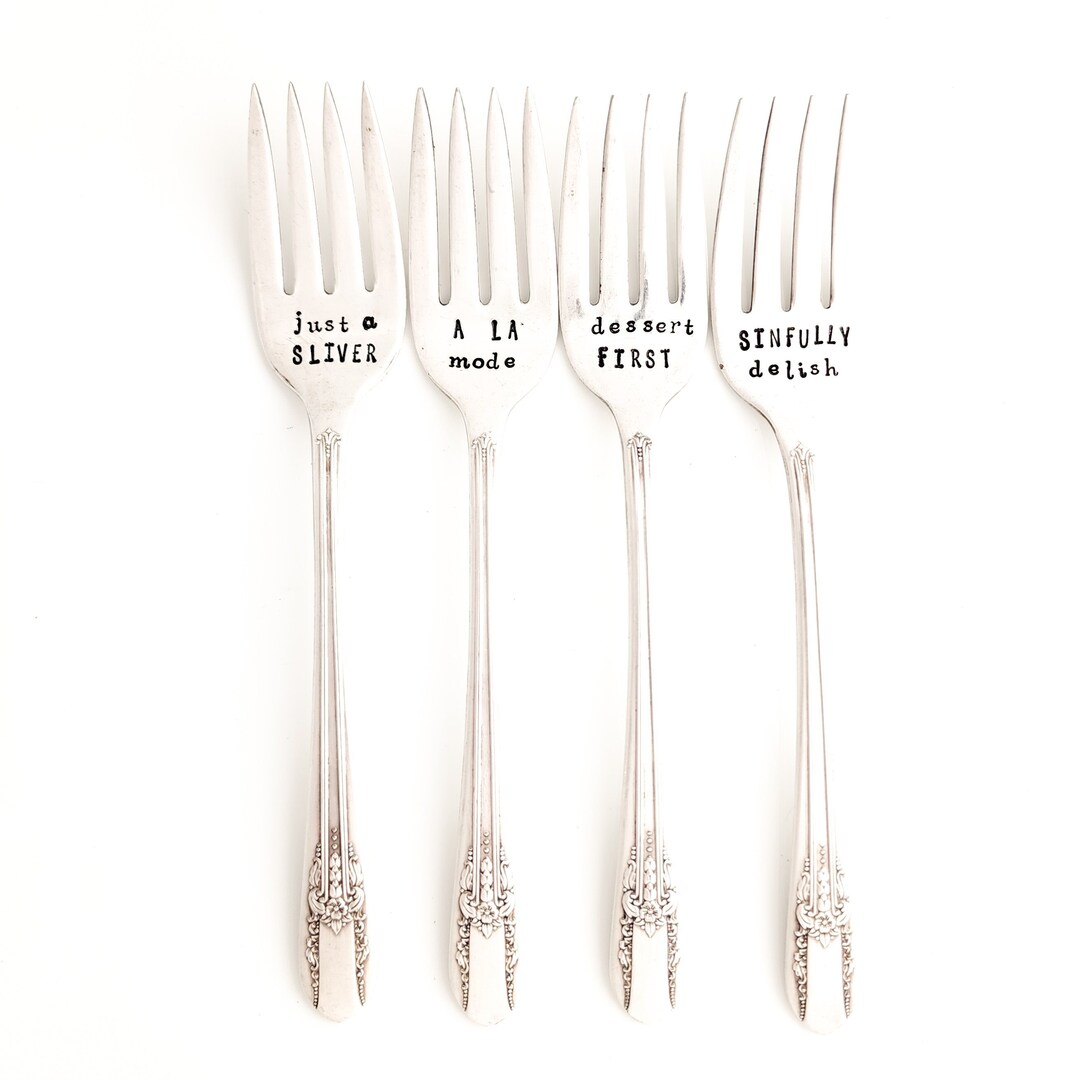 Just a Sliver. Dessert First. A La Mode. Sinfully Delish. Set of ...