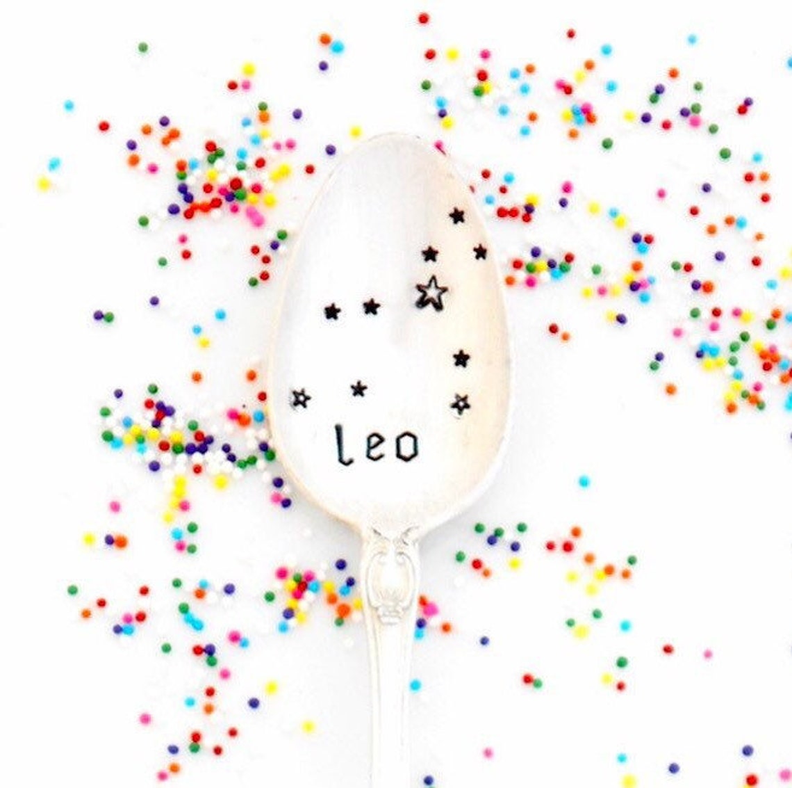 Hand Stamped Zodiac Spoon. Hand Stamped Star Constellation of - Etsy