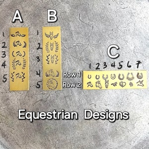 Hand Stamped Brass Bridle Tag, Equestrian Name ID Tag - Etsy