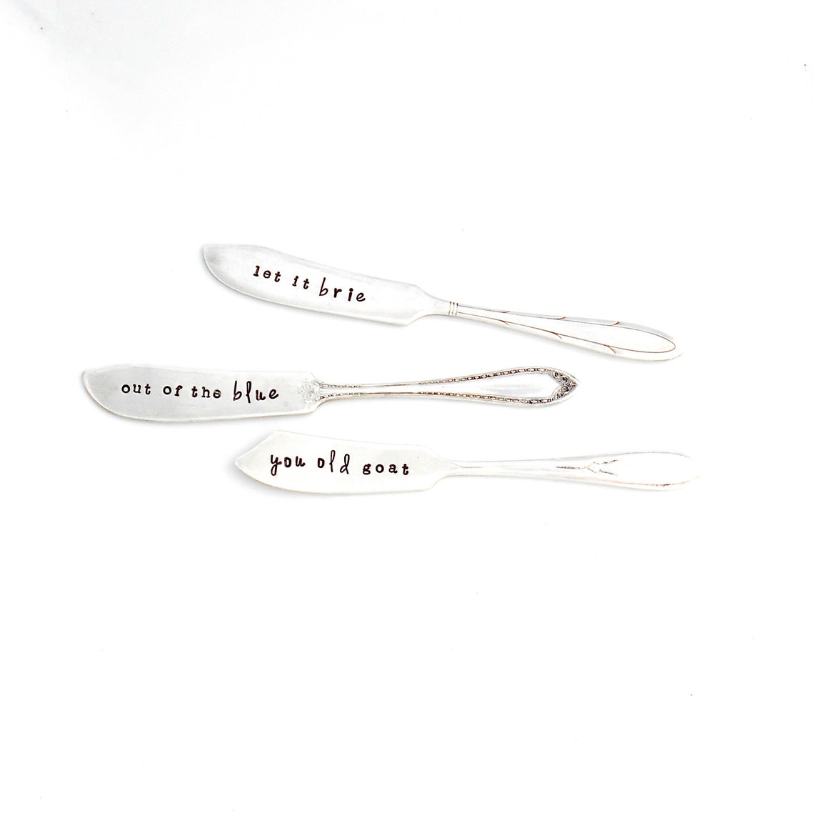 Hand Stamped Charcuterie Knives. Cheese Knife. Hard Cheeses. Cheese ...