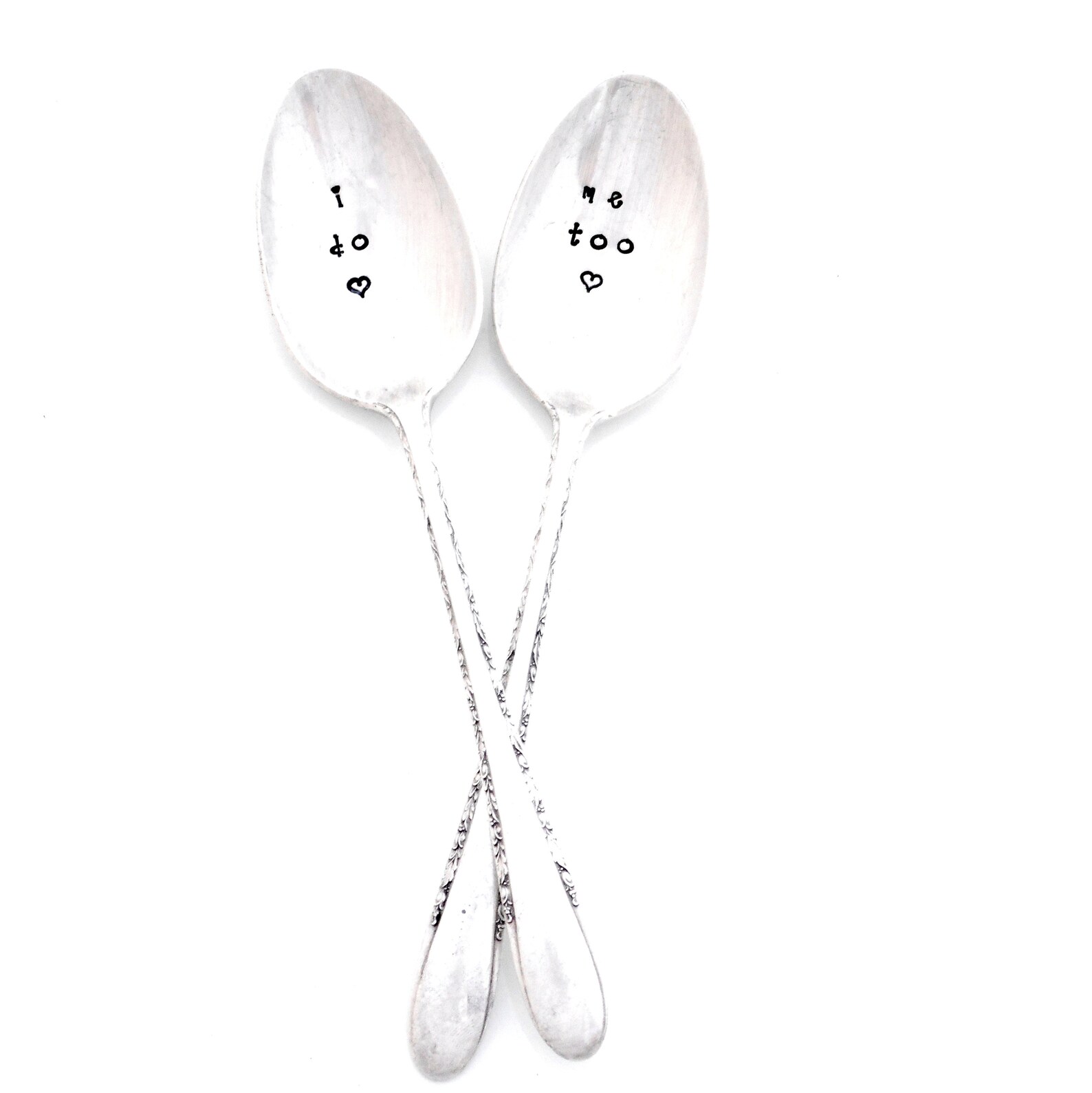 I Do Me Too Hand Stamped Teaspoons. Custom Personalized His - Etsy