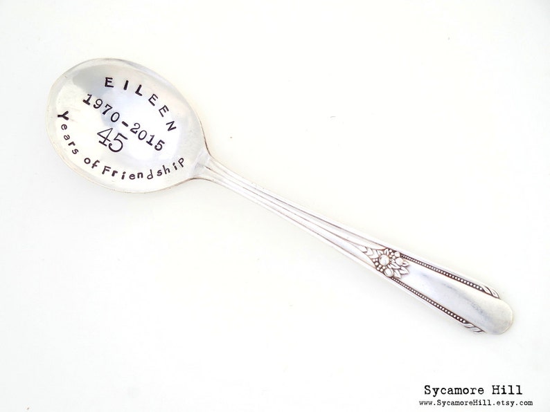 CUSTOM ROUND BOWL Gumbo Soup Spoon. Personalized Tablespoon. - Etsy