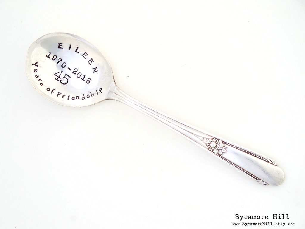 CUSTOM ROUND BOWL Gumbo Soup Spoon. Personalized Tablespoon. - Etsy