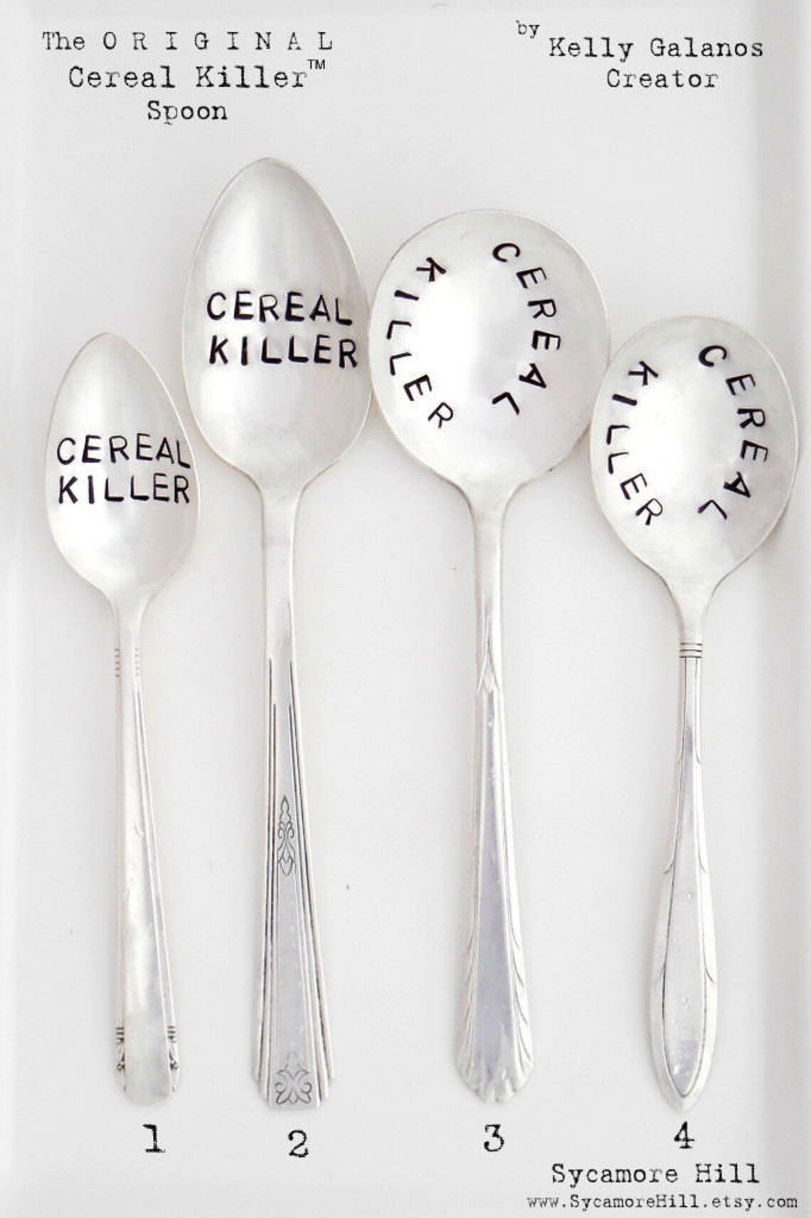 Choose Size Font and Wording. Custom Hand Stamped Spoon. Made - Etsy