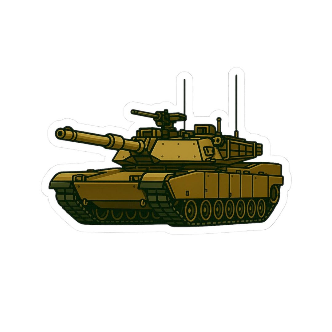 M1 Abrams Sticker: Military Vinyl Decal - Laptop, Water Bottle, Car - Etsy