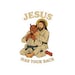 Jesus Has Your Back BJJ Sticker: Funny Christian Jiu Jitsu Decal - Etsy
