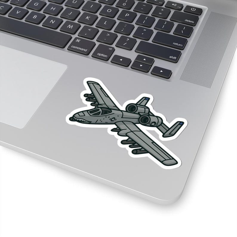 A-10 Warthog Sticker: Military Jet Vinyl Decal - Patriotic Air Force ...