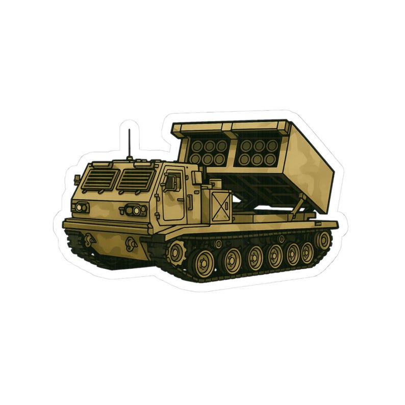 MLRS Sticker – Military Vinyl Decal for Laptop, Water Bottle, or Car ...