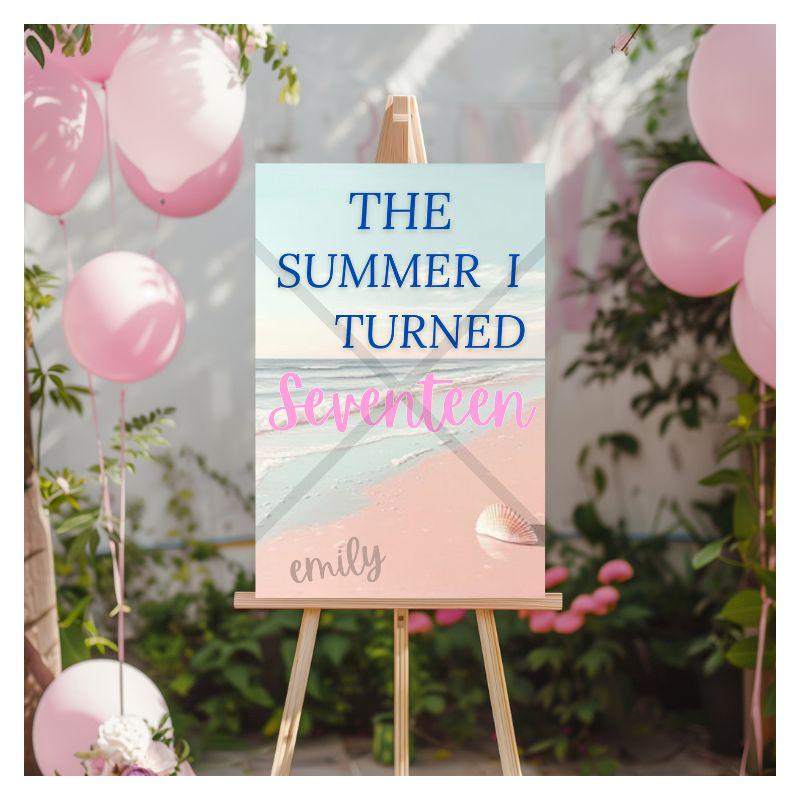 The Summer I Turned Pretty Inspired Party Sign - Etsy