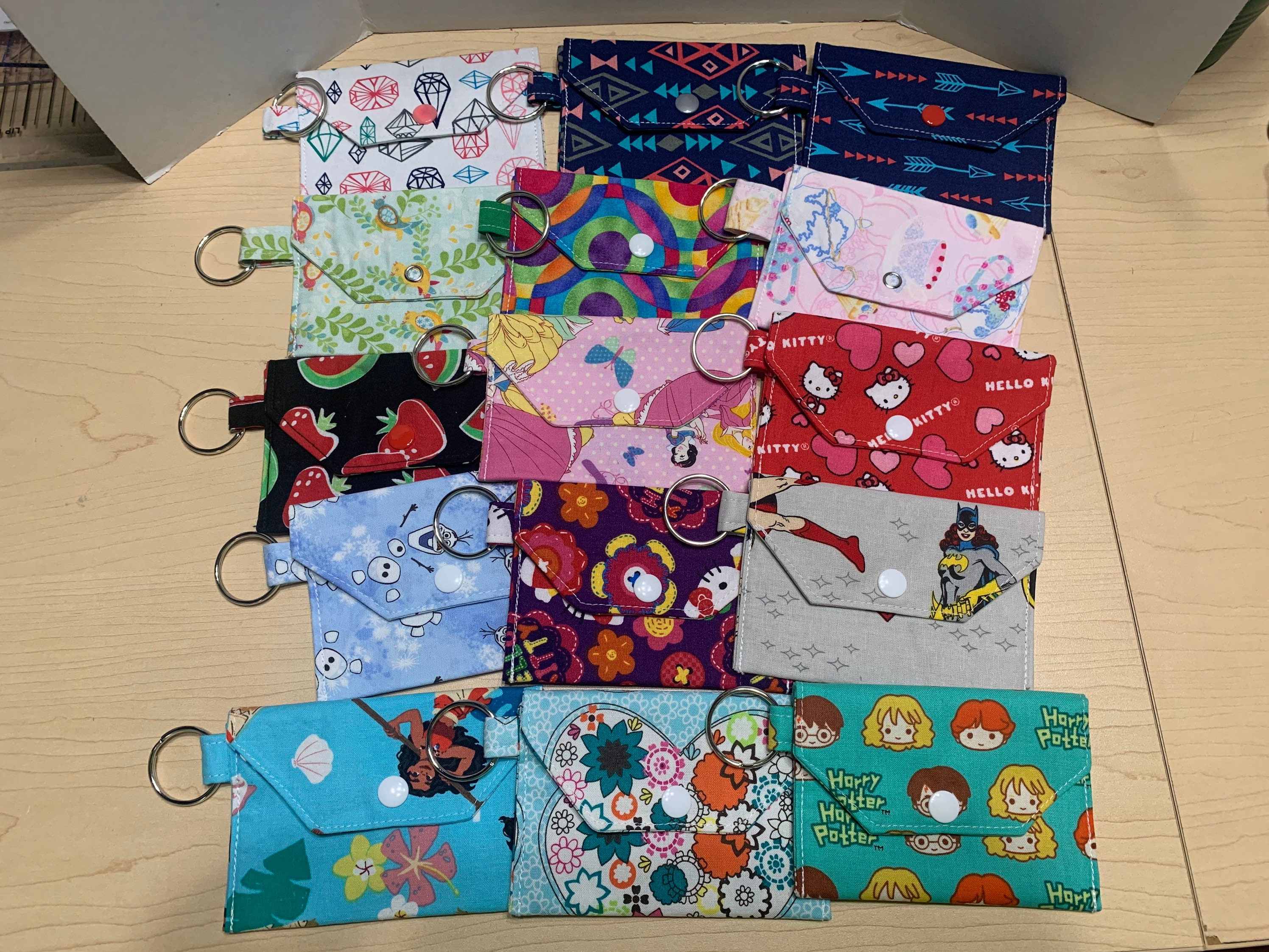 Handmade Mini Snap Wallets - Etsy