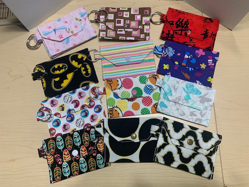 Handmade Mini Snap Wallets - Etsy