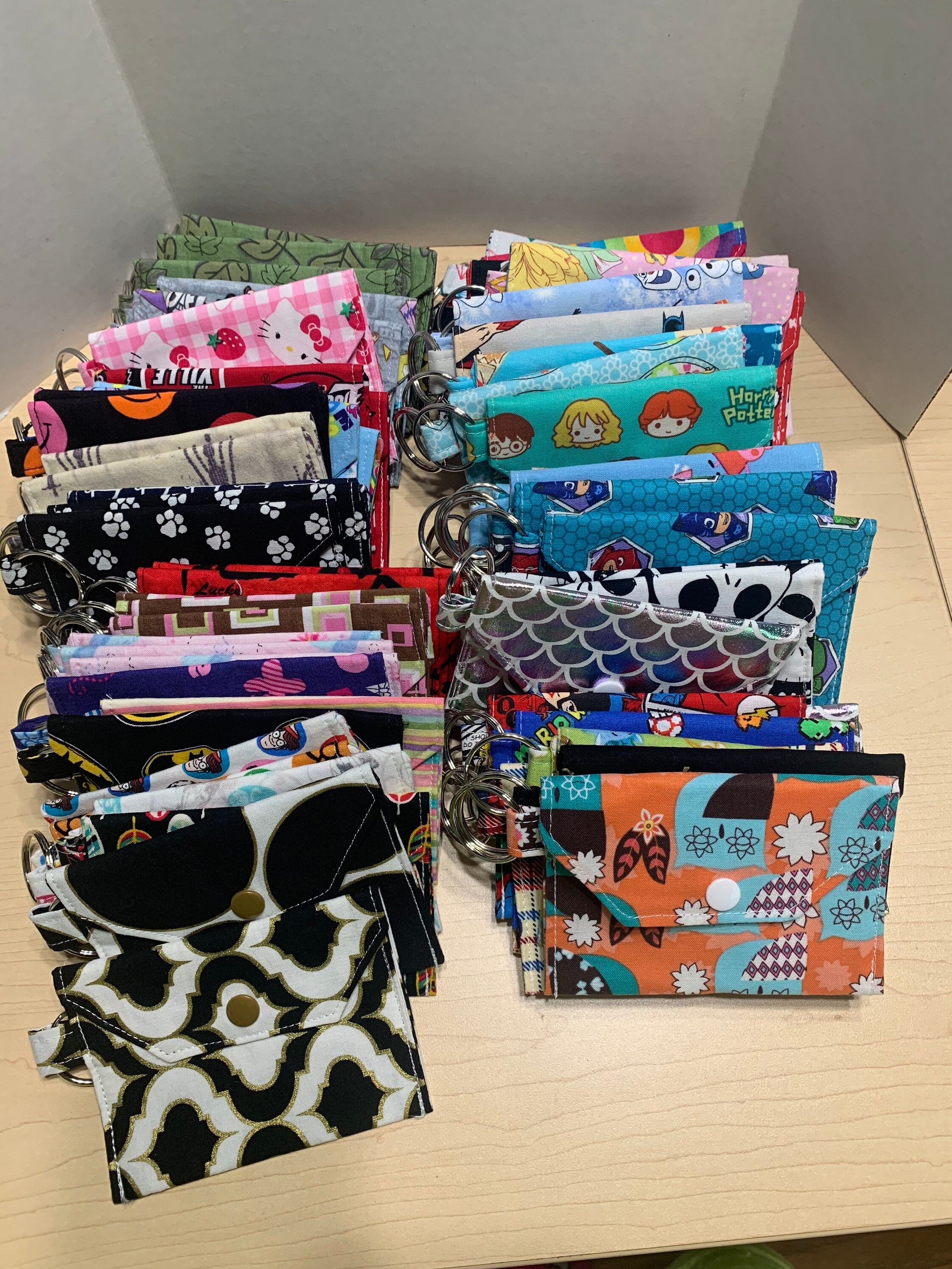 Handmade Mini Snap Wallets - Etsy