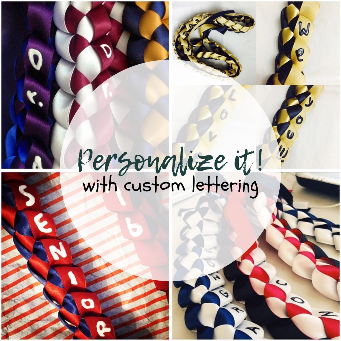 Personalized Lettering Customized Message [add On] for the Lei - Etsy