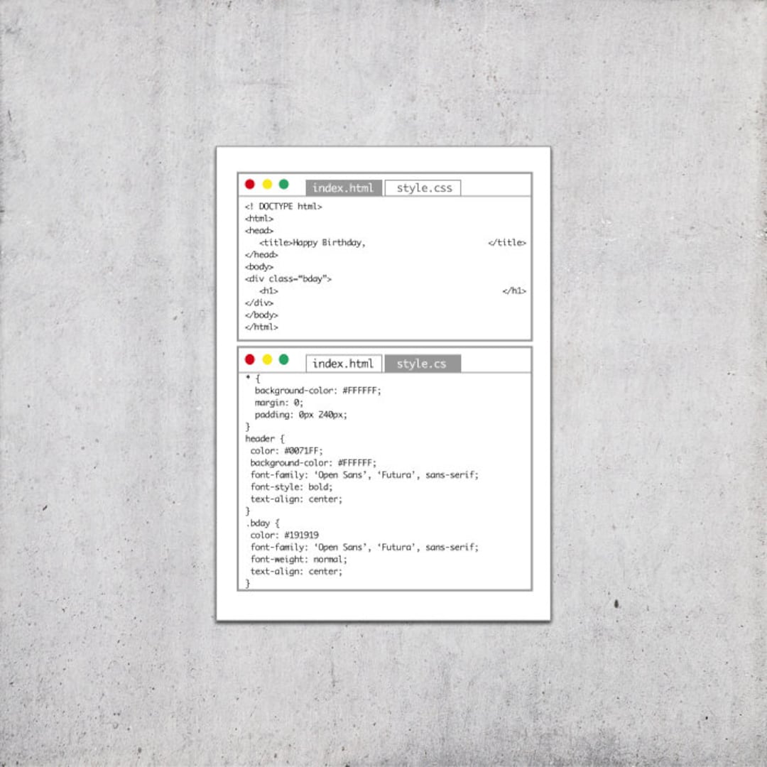 HTML CSS Markup Code - Web Development Engineer Programmer - Happy ...