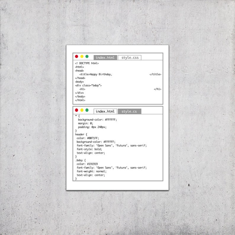 HTML CSS Markup Code - Web Development Engineer Programmer - Happy ...