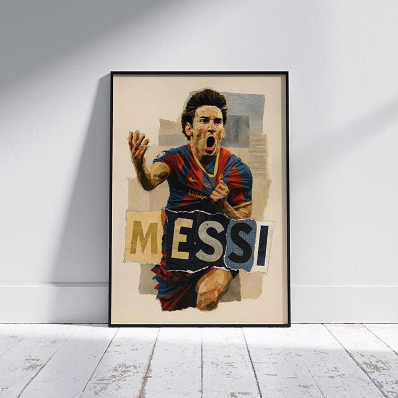 Messi Poster Set of 3 | Lionel Messi Wall Art Bundle | Digital Download ...