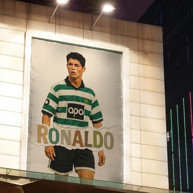Cristiano Ronaldo Collage Poster - Teen CR7 Digital Wall Art - Mixed ...