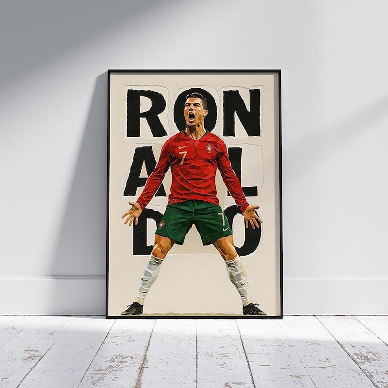 Ronaldo Poster - Etsy