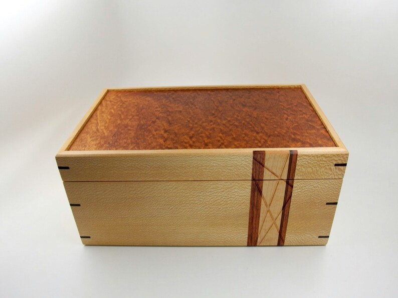 Stylish Artisan Handcrafted Box. High-end Keepsake Memory Box. 10.75 X ...
