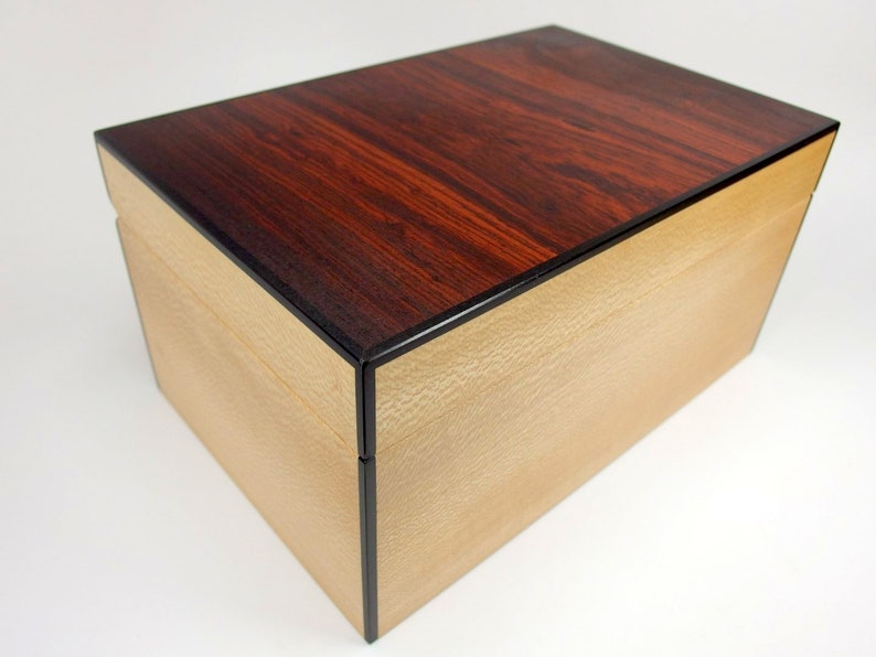 Finely Crafted Handmade Box. High-end Keepsake Memory Box. 10 X 6.5 X 5 ...